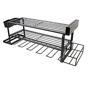 Make It Easy - Super Power Organizer Of Tools - 10 in ALL - Power Tool Storage Rack - Power Tool Organizer Shelf - Heavy Duty Floating Tool Shelf