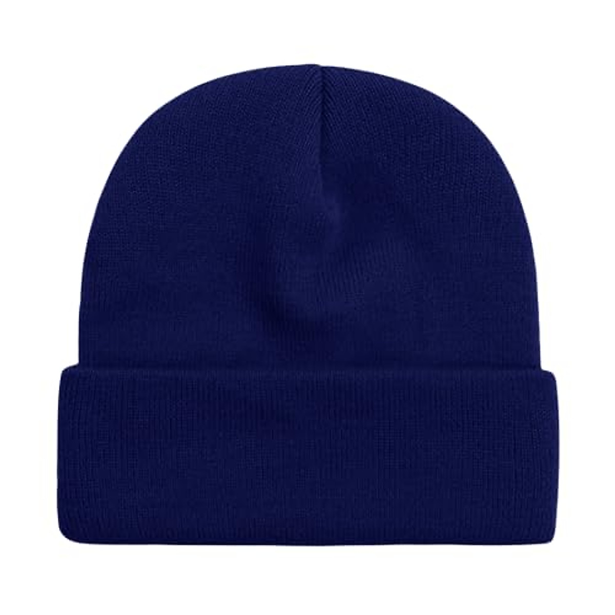 12 Pack Winter Beanie Hats for Men Women, Warm Cozy Knitted Cuffed Skull Cap, Wholesale