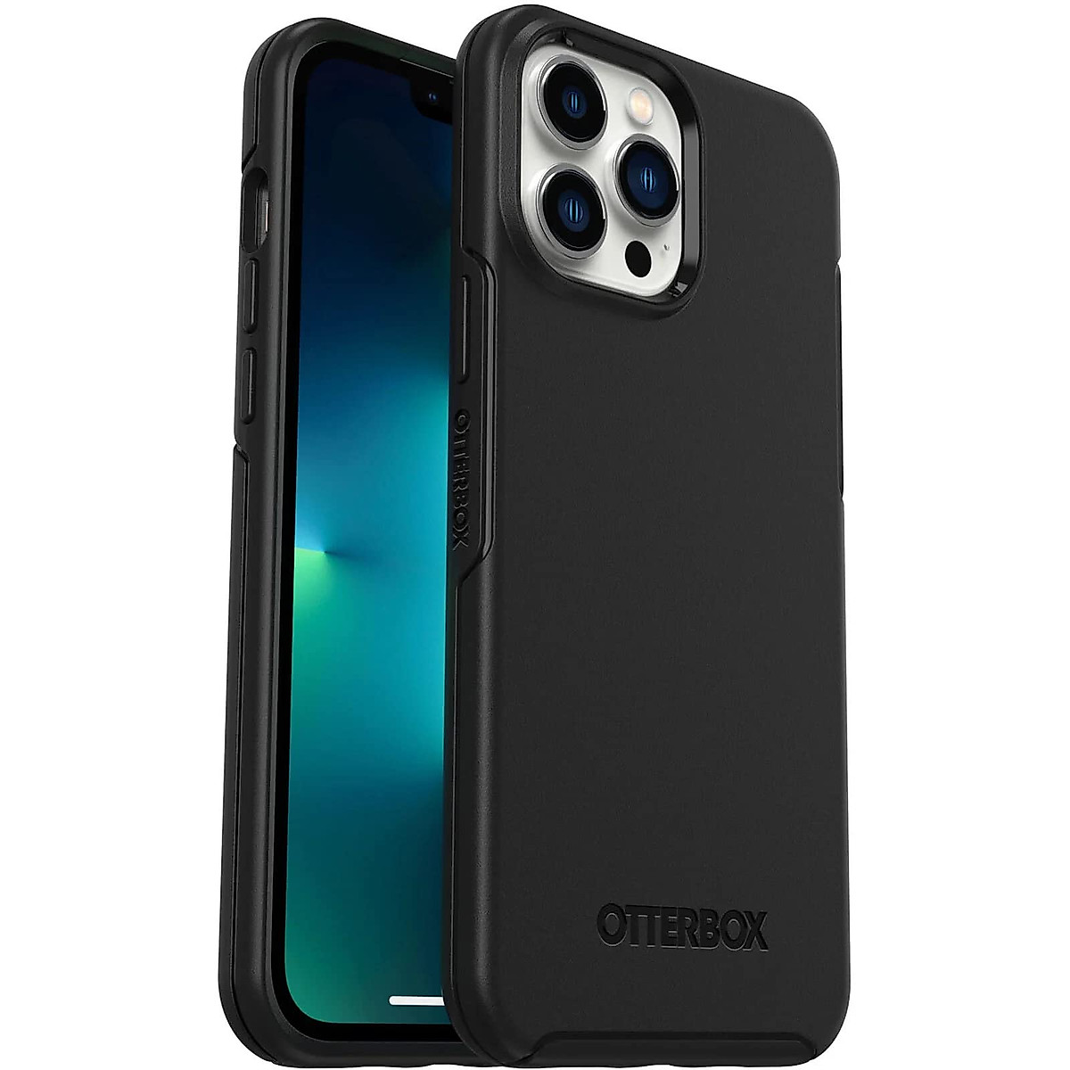 OtterBox Symmetry Series Case for iPhone 13 Pro Max & iPhone 12 Pro Max (Only) - Non-Retail Packaging - Black