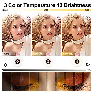 Yuyosunb LED Phone Lens Selfie Ring Light Mobile Phone Fill Light HD Macro Dimmable Lamp Beauty Ringlight