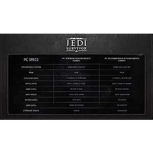 Star Wars Jedi: Survivor Playstation 5 Video Game English EU Version Region Free