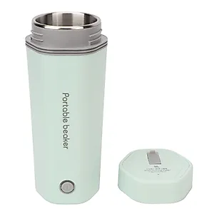 Travel Electric Kettle Water Boiler,Coffee Warmer Heater Portable Automatic Shut Off Water Boiler,Car Water Boiler Heater for Camping Outdoor Cup Mug Hot Tea (US Plug 110V)