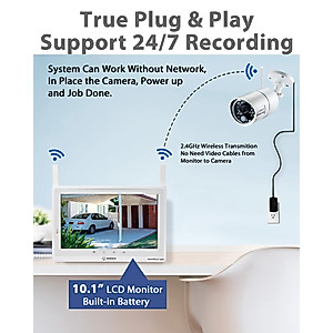 seQuro GuardPro2 DIY Surveillance-DVR-Kit with 2 Bullet Cameras 1080P Night Vision, Motion Detection, IP66 Waterproof for Front Door, Back and Side Doors, Garage and Driveway, Yard Monitoring