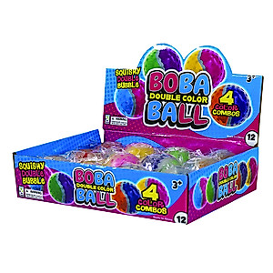 Raymond Geddes Double Color Boba Ball Display of 12