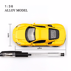 TOKAXI 1/36 Scale Maserati MC20 Diecast Model Car,Pull Back Vehicles Toy Cars,Cars Gifts for Boys Girls