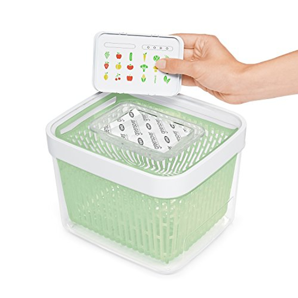 OXO Good Grips GreenSaver Produce Keeper - 4.3 Qt,White