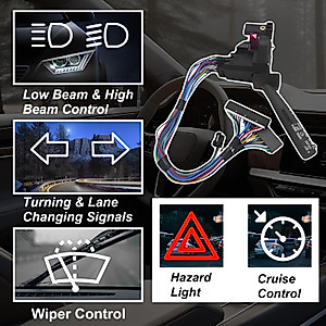 Multi-Function Combination Turn Signal Switch Wiper Hazard Cruise Control Switch for 1995-2002 Che-vy Tah-oe, Bla-zer, Sub-Urban, GM-C K1500, Sie-rra by Sikawai Replaces 2330814 26100985 26036312