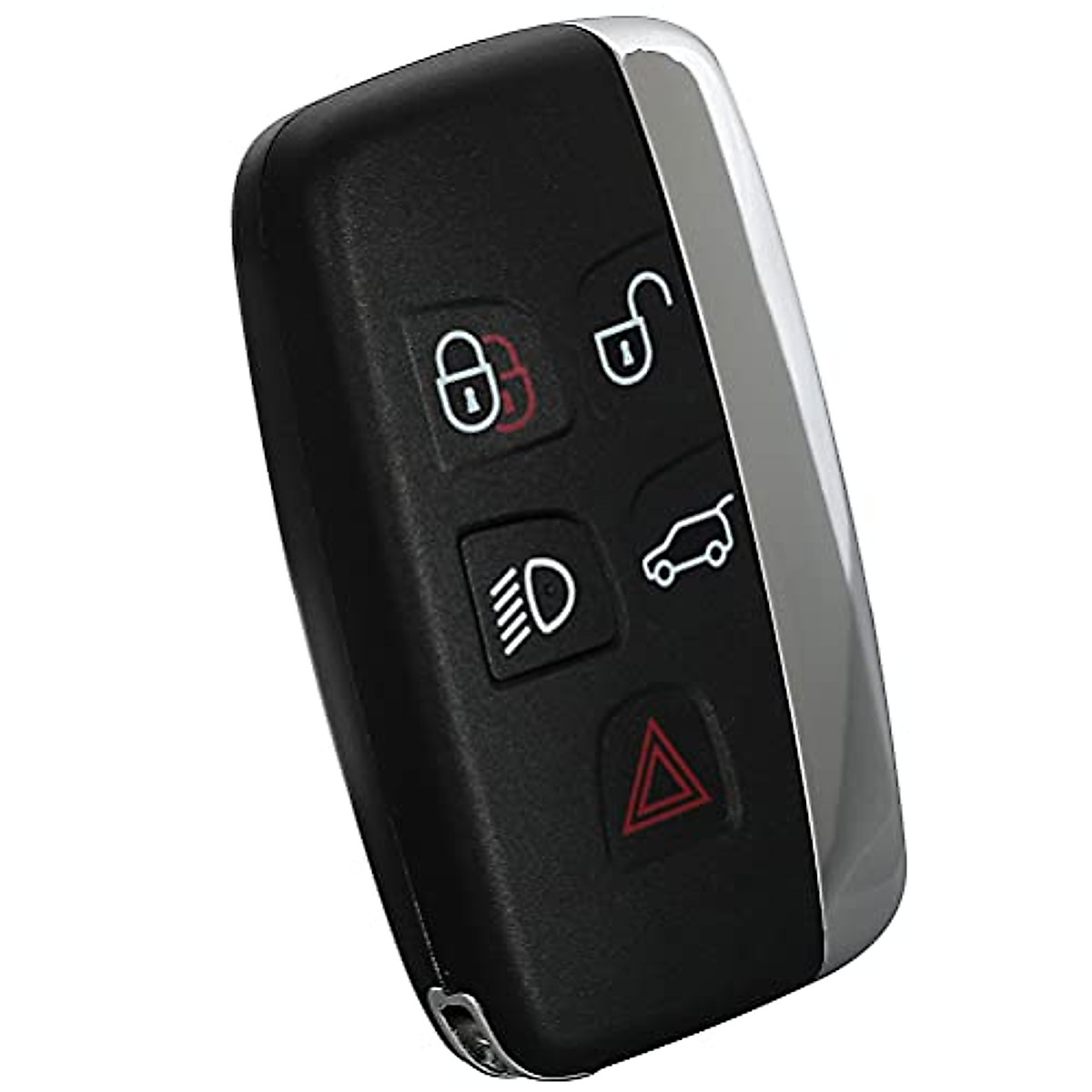 SCITOO Key Fob Shells Case * 1 PCS Replacement for Land Rover for LR2 for LR4 or Range Rover for Range Rover Evoque for Range Rover Sport 2012-2017 KOBJTF10A LR078921 LR050787