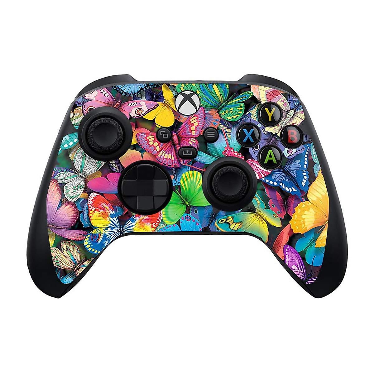 MIGHTY SKINS Skin Compatible with Xbox Series X and S Controller - Butterfly Party | Protective, Durable, and Unique Vinyl Decal wrap Cover | Easy to Apply and Change Styles | Made in The USA
