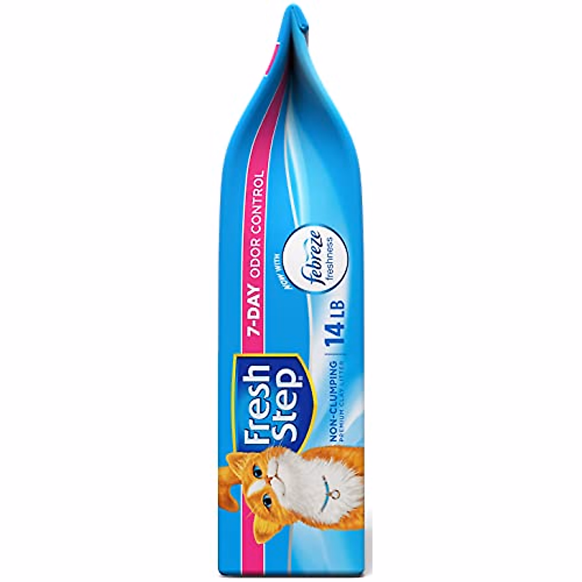 Fresh Step Non-Clumping Premium Cat Litter with Febreze Freshness, Scented, Multi, 224 Ounce (Package May Vary)