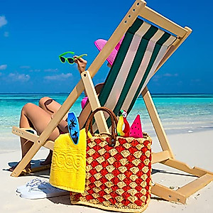 8 Pieces Beach Towel Clips Beach Chair Clips Jumbo for Pool Lounge Chair, Cruise Clothes Lines, Patio and Holiday Pool (Beach Style)