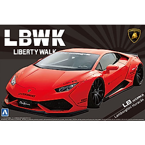 Aoshima LB Works Lamborghini Huracan Ver. 1 1:24 Scale Model Kit