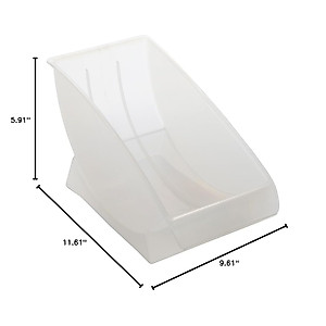 Home-X 9-Inch, Salad/Dessert Plate Holder. Holds Plates in Upright Position