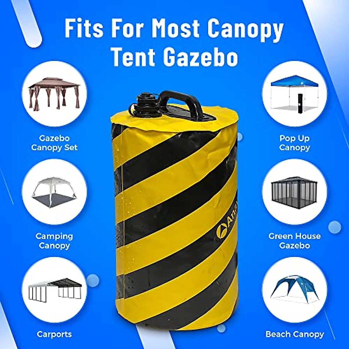 Anavim Canopy Water Weights Bag, Leg Weights for Pop up Canopy 4pcs-Pack