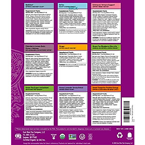 Favorites Yogi Tea Organic Sampler Gift Box - Assorted Delicious Wellness Teas - 9 Herbal, Green & Black Teas - Tea Gift Set & Variety Pack (45 Tea Bags)