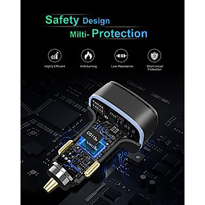 USB C Car Charger 115W, KENREE 3 Ports USB C USB A Car Charger PD 65W 45W QC 20W Fast Car Charger for iPhone 12/13/14 Pro Max XR 7 8, Samsung Galaxy S21 S22 Ultra Note