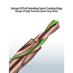 M35 HSS-CO Cobalt Two Stage Step Drill Bit Screw Counterbore Twist Countersink Drill for Stainless Drilling and Chamfering (M3 180)