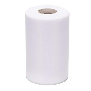 White Tulle Spool 6 Inch x 100 Yards for Tulle Decoration