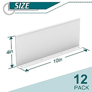 Daisypower 8 Pack Gutter Valley Splash Guards,Rainwater Roof Rain Diverter Downspout Gutter Guards for House Shingle Straight Roofs Corner,10 Inch Each