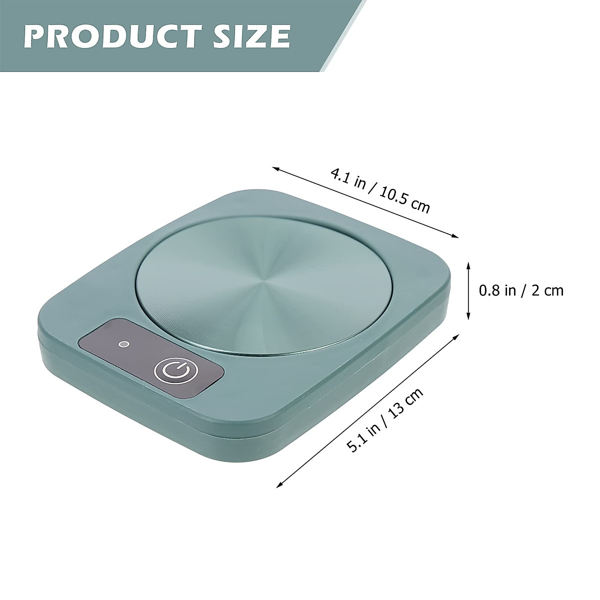 Hemoton 2pcs Heating Coaster Coffee Heater Coffee Warmer Mug Warmer Coffee Cup Warmer Under Desk Heater Heated Coffee Cup Electric Beverage Warmer Candle Wax Cup Warmer Office Cup Warmer