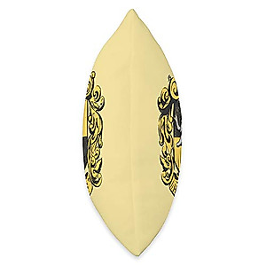 Harry Potter Drawn Hufflepuff Crest Throw Pillow, 18x18, Multicolor