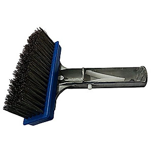 Aquatix Pro Heavy Duty Pool Brush, Durable 5" Swimming Pool Cleaner Brush Best for Tackling Stubborn Stains, Aluminium Handle & Stainless Steel Bristles, Suitable for Concrete & Gunite Pools.