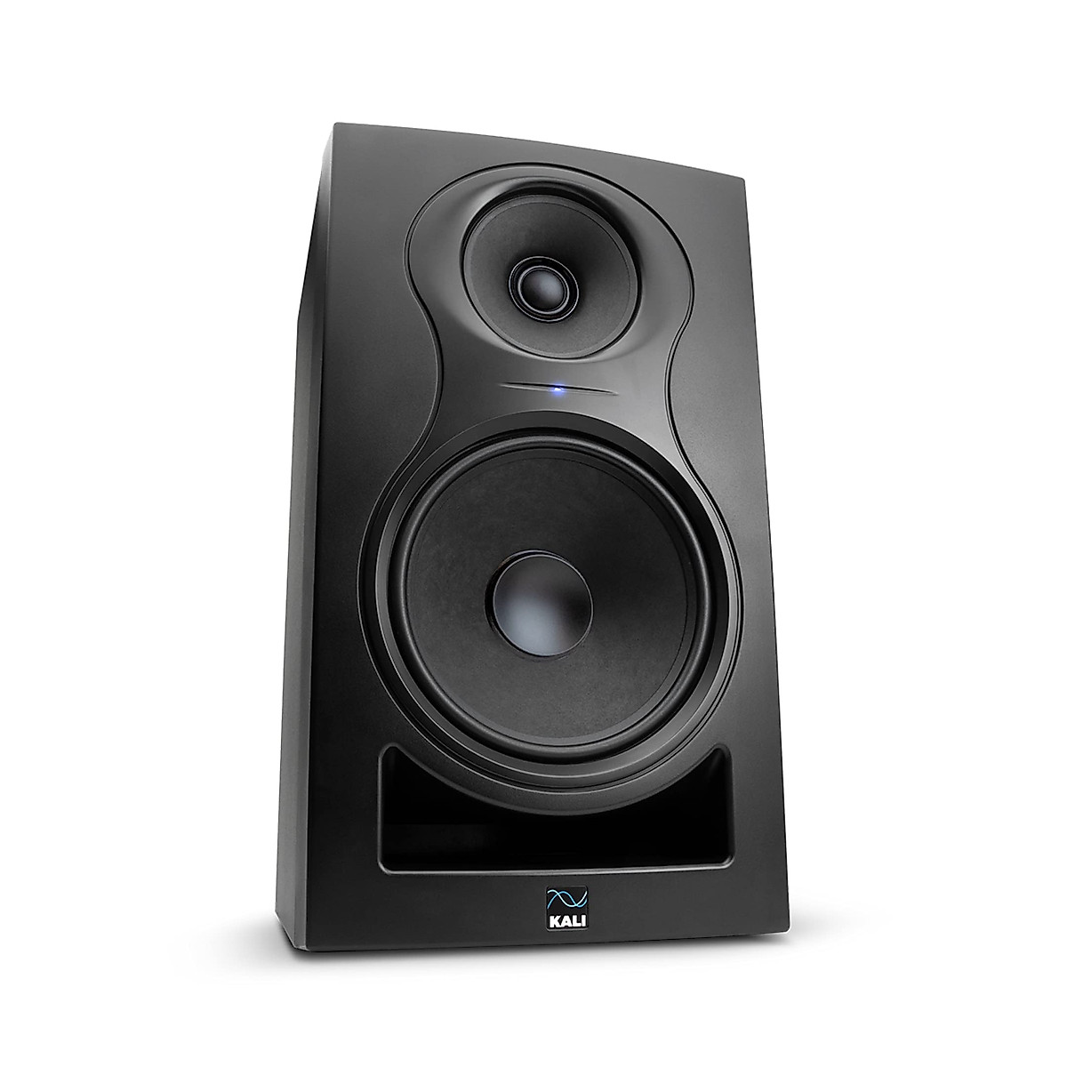KALI AUDIO in-8 V2 8" Powered 3-Way Studio Monitor - 140W Speaker System - Boundary Compensation EQ Settings - for Mixing, Recording, Audio Production - XLR, TRS, RCA Inputs - Single, Black