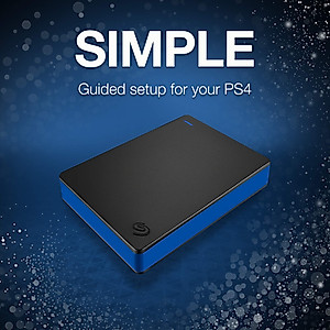 Seagate Game Drive 2TB External Hard Drive Portable HDD – Compatible with PS4 (STGD2000400)