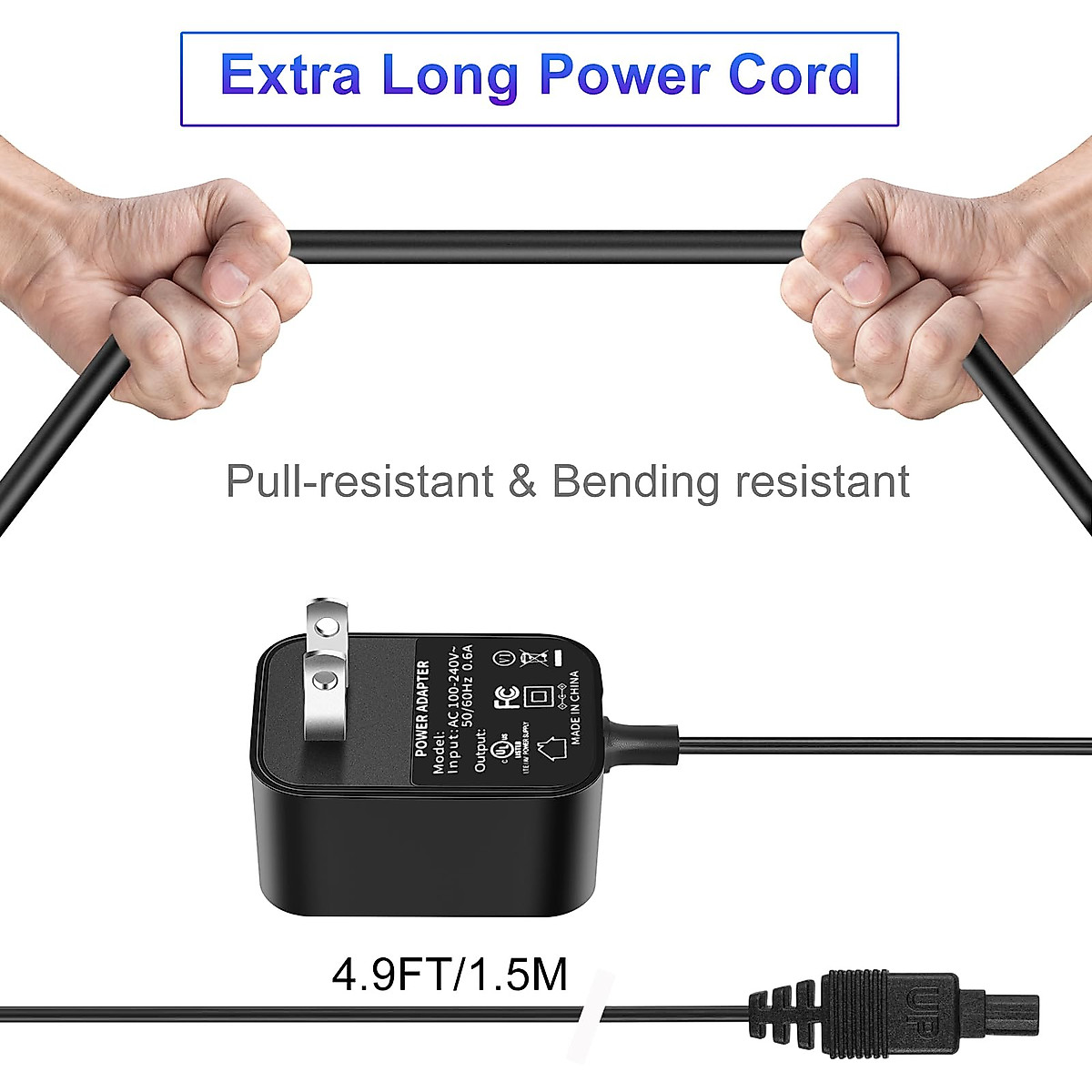 Charger for Shark V2945Z V2950 XA2950 Carpet Sweeper Power Cord Replacement P/N YLS0041-T110025 Vacuum AC/DC Adapter Supply