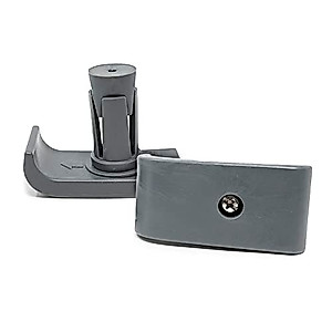 Top Glides 8" Off-Road Walker Wheel Kits with Free Flexfit Universal Ski Glides (Blue)