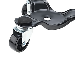 Patioer 12 Pack Steel Tri-Dolly Set, 3 Wheel Mover's Dolly for Moving Furniture, Appliance, Furniture Dolly Mover, 6 Inch