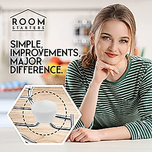 Kitchen Sink Rack Feet 20 Pack | Replacement for Kohler Rack Rubber Feet Part 84544-0 | Feet for Sink Grid by ROOM STARTERS (20 Pack, White)