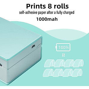 Phomemo Mini Printer, Print Pod Sticker Maker M02, Thermal Mini Sticker Printer with Bluetooth, Sticky Note Printer for Notes, Gifts, Journals, Planners, Scrapbooking, Gifts