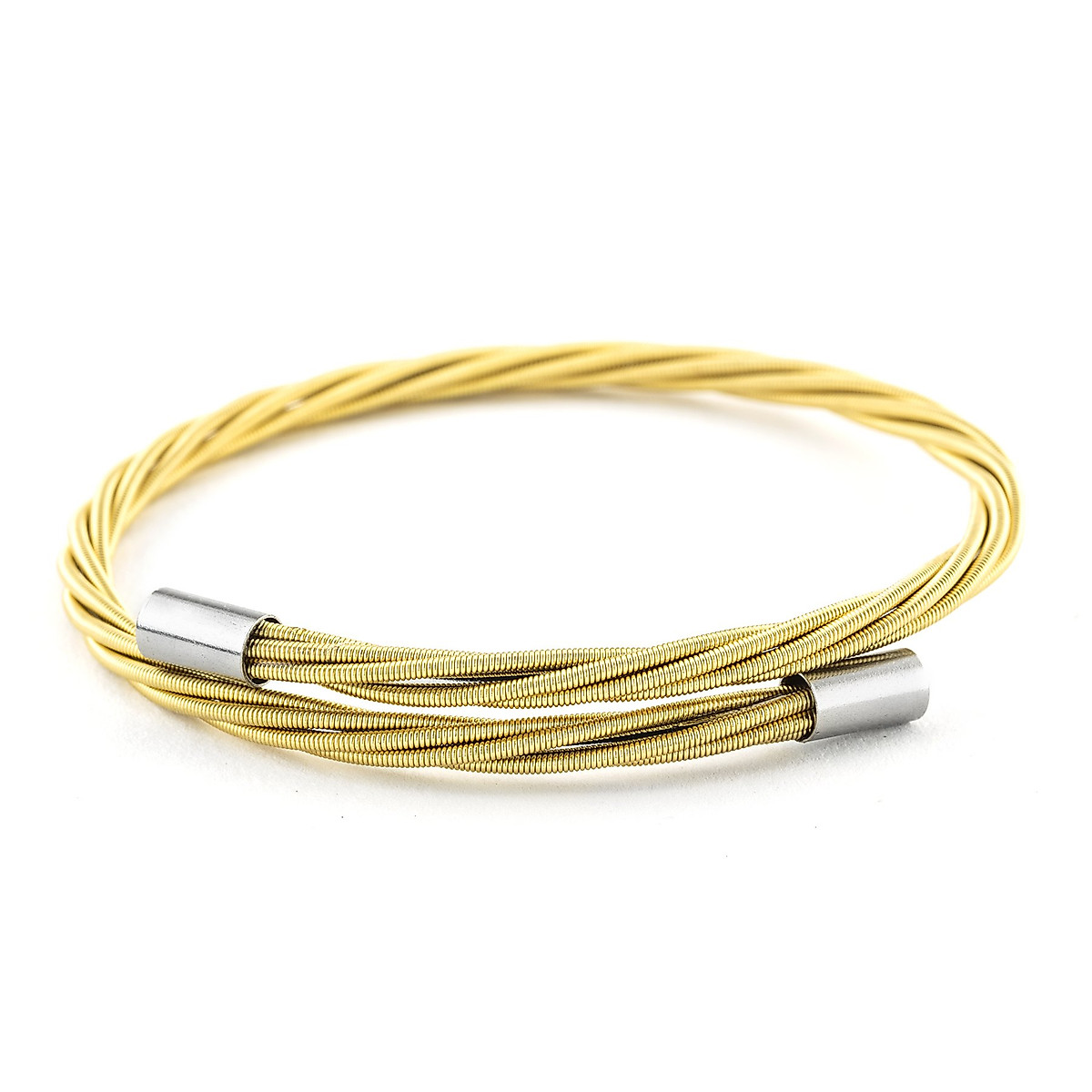 Wear Your Music - Guitar String Bracelet (Trio - Silver, Gold & Black)