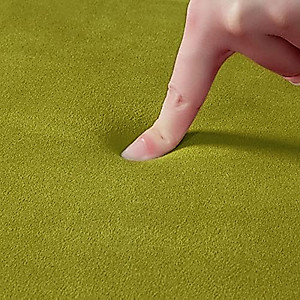 MeetLeisure Rattan Dining Chair Set of 2, Mid-Century Modern Chairs with Metal Chrome Legs, Armless Cane Back Chairs with Upholstered Cushion for Home Kitchen Dining Room, Matcha Green