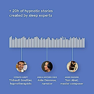 HoomBand Innovative Headband for Sleep, Travel, Meditation | 3.5mm Jack Wired | Ultra Flat Speakers | Free Access to Hypnotic Stories Created by Sleep Experts (Size S)