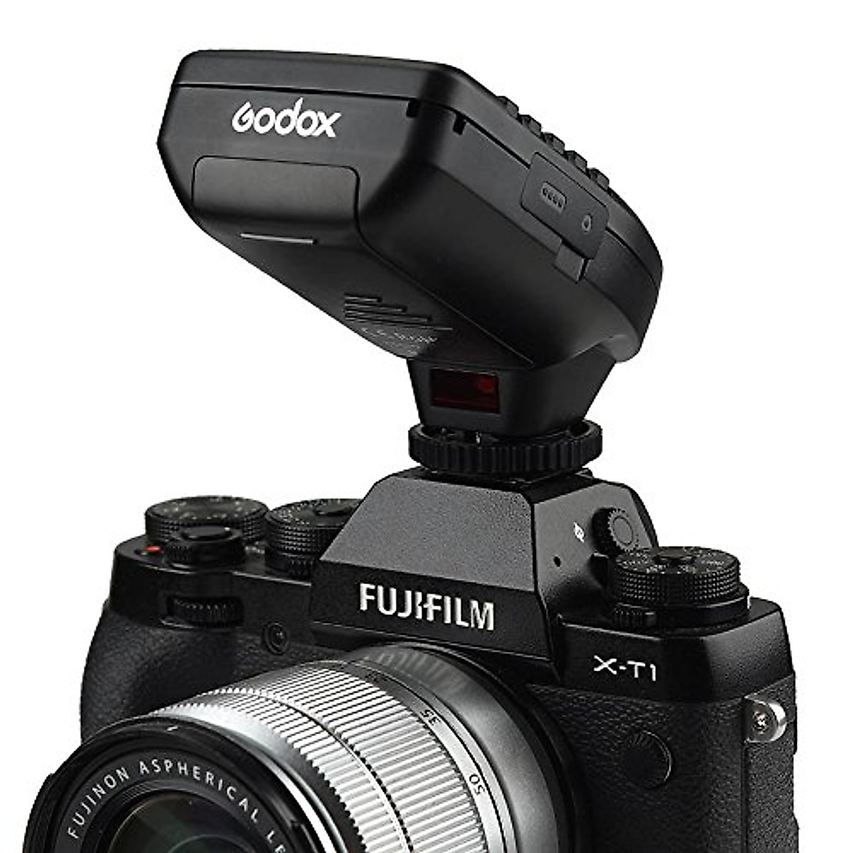 Godox Xpro-F for Fuji Fujifilm TTL Wireless Flash Trigger, 1/8000s HSS, TTL-Convert-Manual Function, Large Screen, 5 Dedicated Group Buttons, 11 Customizable Functions with Cleaning Kit