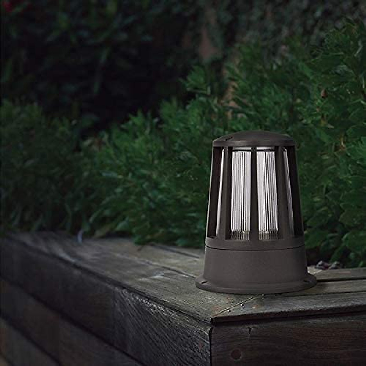 ZMY External Anti-Rust Pillar Lighting Aluminum Glass Outdoor Post Light Waterproof Courtyard Landscape Column Lamp Garden Villa Home Courtyard Decorative Street Fixture