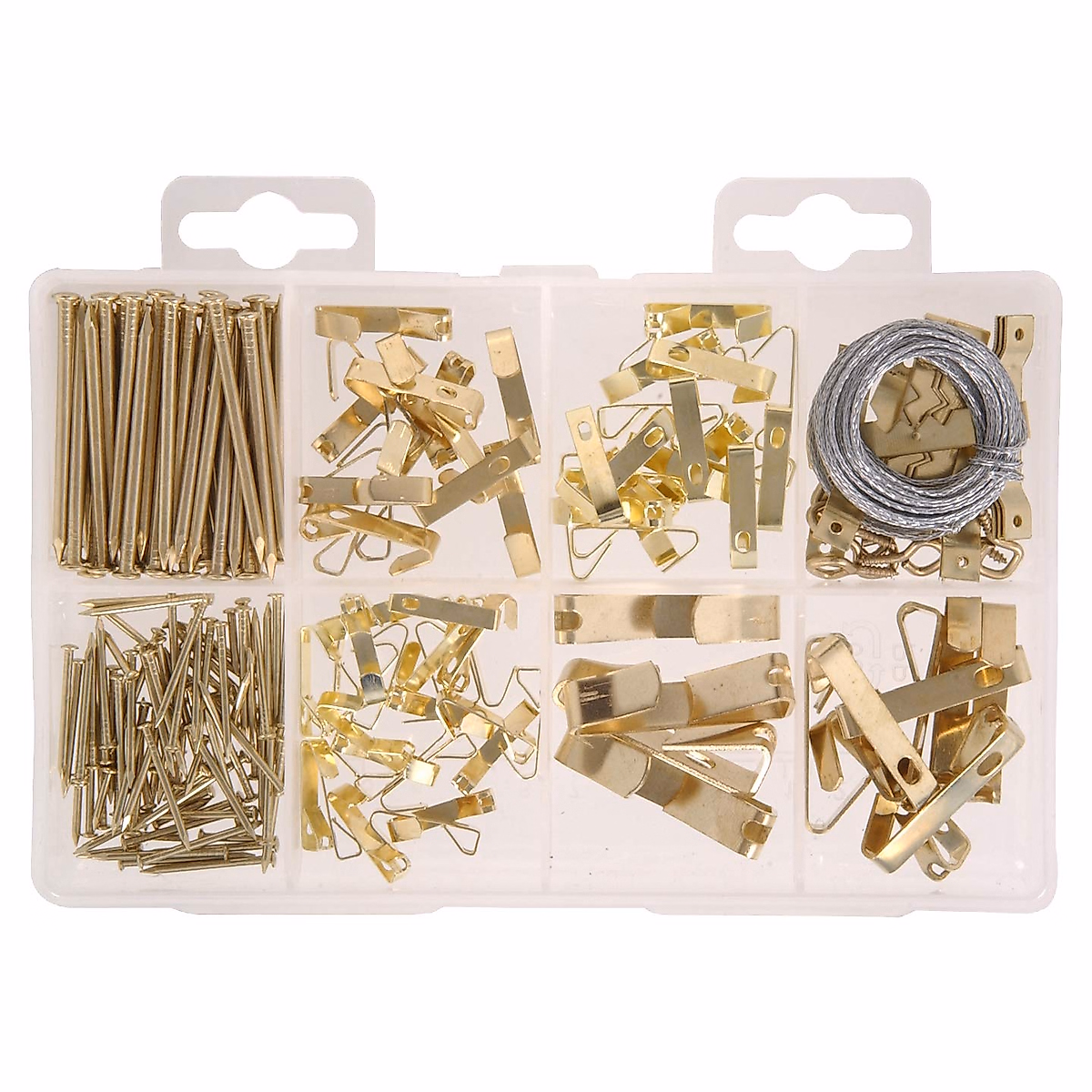Hillman 591525 Medium Picture Hanger Assortment Kit, 200-Pack
