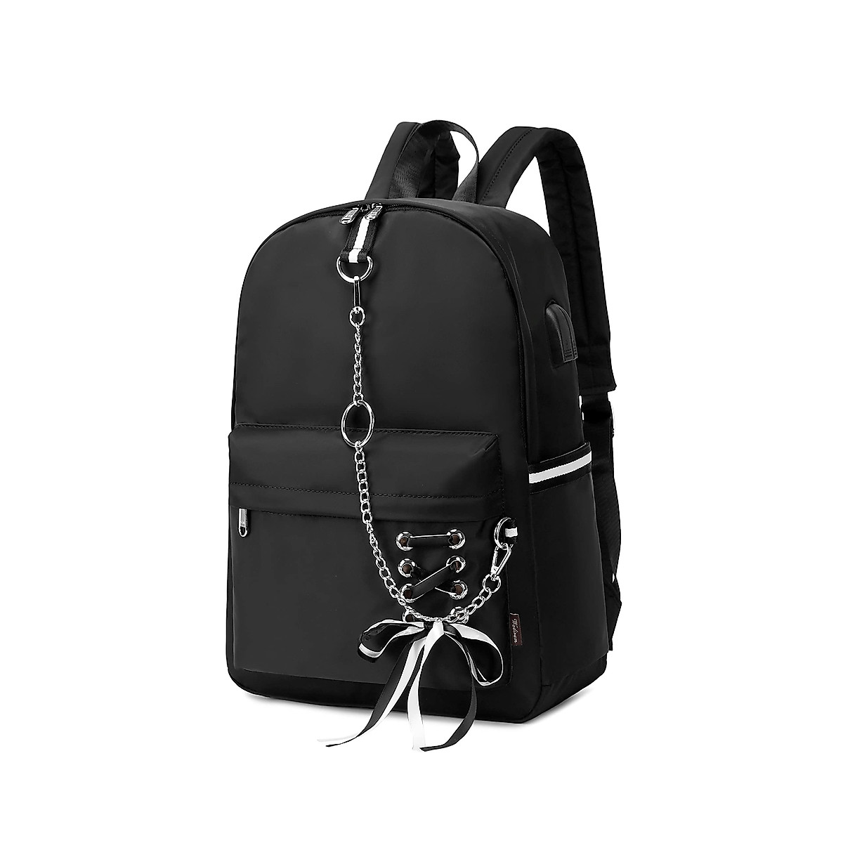 Wadirum Fashion Backpack Purse for Women Cute School Bag for Girl Black