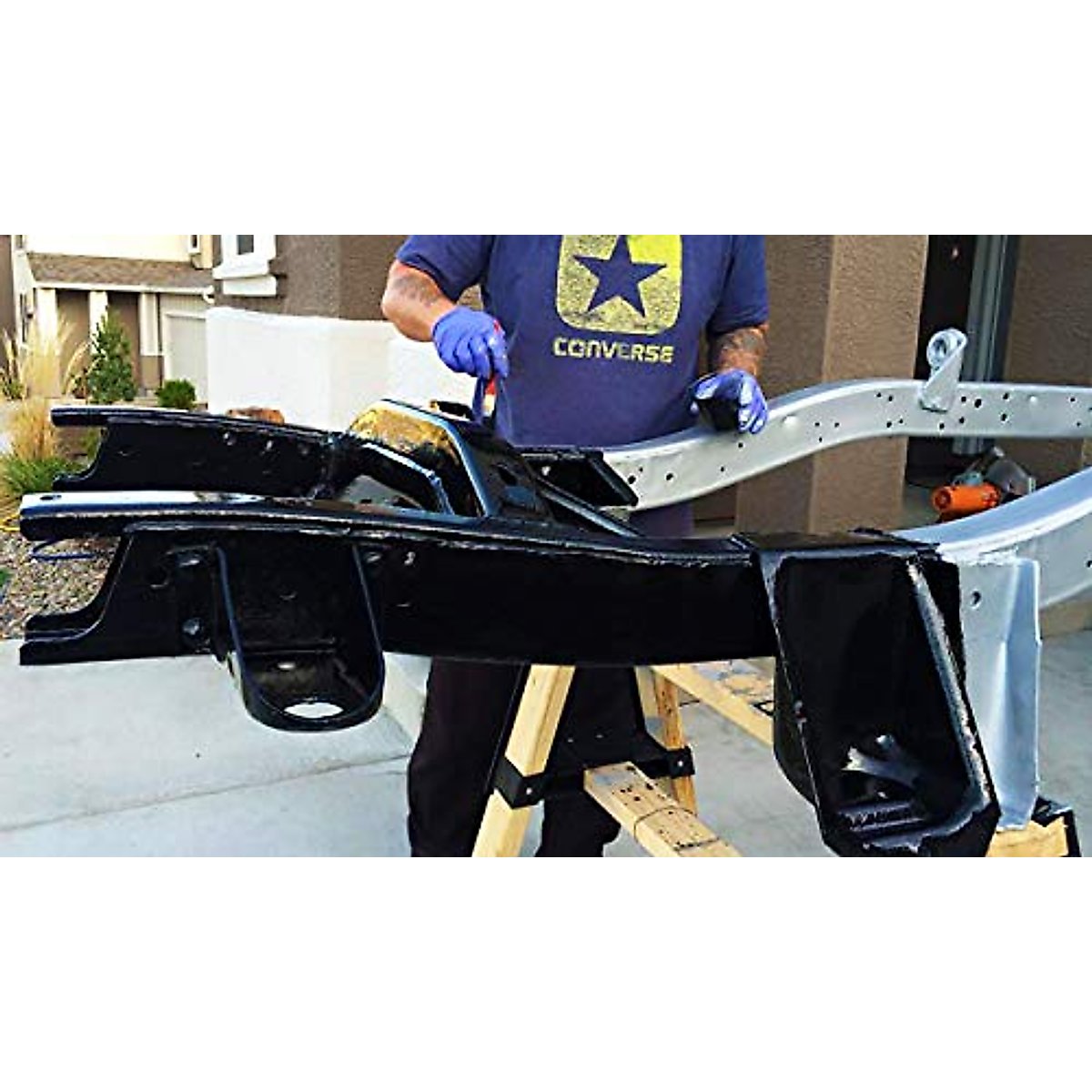 RUST BULLET - BlackShell - Black Rust Inhibitor, Rust Preventive Coating - UV Resistant Rust Treatment - Quart