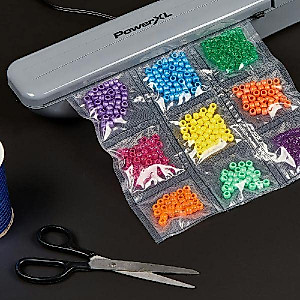 Vacuum Sealer Bags, Rolls for Custom-Size Bag Making & Airtight Food Storage, Sous Vide, BPA free for PowerXL Duo NutriSealer, 10.2” x 20’ (4, 80 FT)