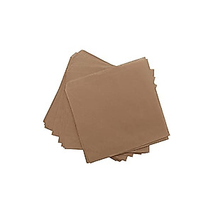 G.E.T. 4-T4000 Brown Cone Basket Liner / Deli Wrap Paper / Double Open Bag Paper Food-Safe Tissue Liners Collection (Pack of 2000)