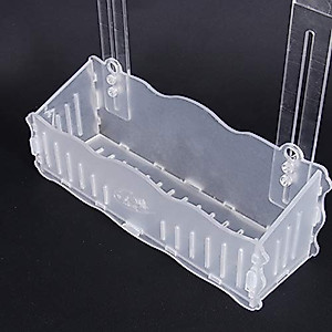 POPETPOP Fish Tank Aquarium Planter Fish Tank Plant Holder Aquarium Planting Cup Transparent Aquatic Plant Cup Aquarium Shelf for Aquarium Home Dorm Store Supplies