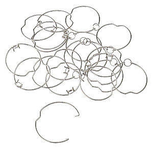 20pcs Lamp Retaining Spring Clip Ring Compatible with 50mm MR16 GU10 Spot Light Downlight