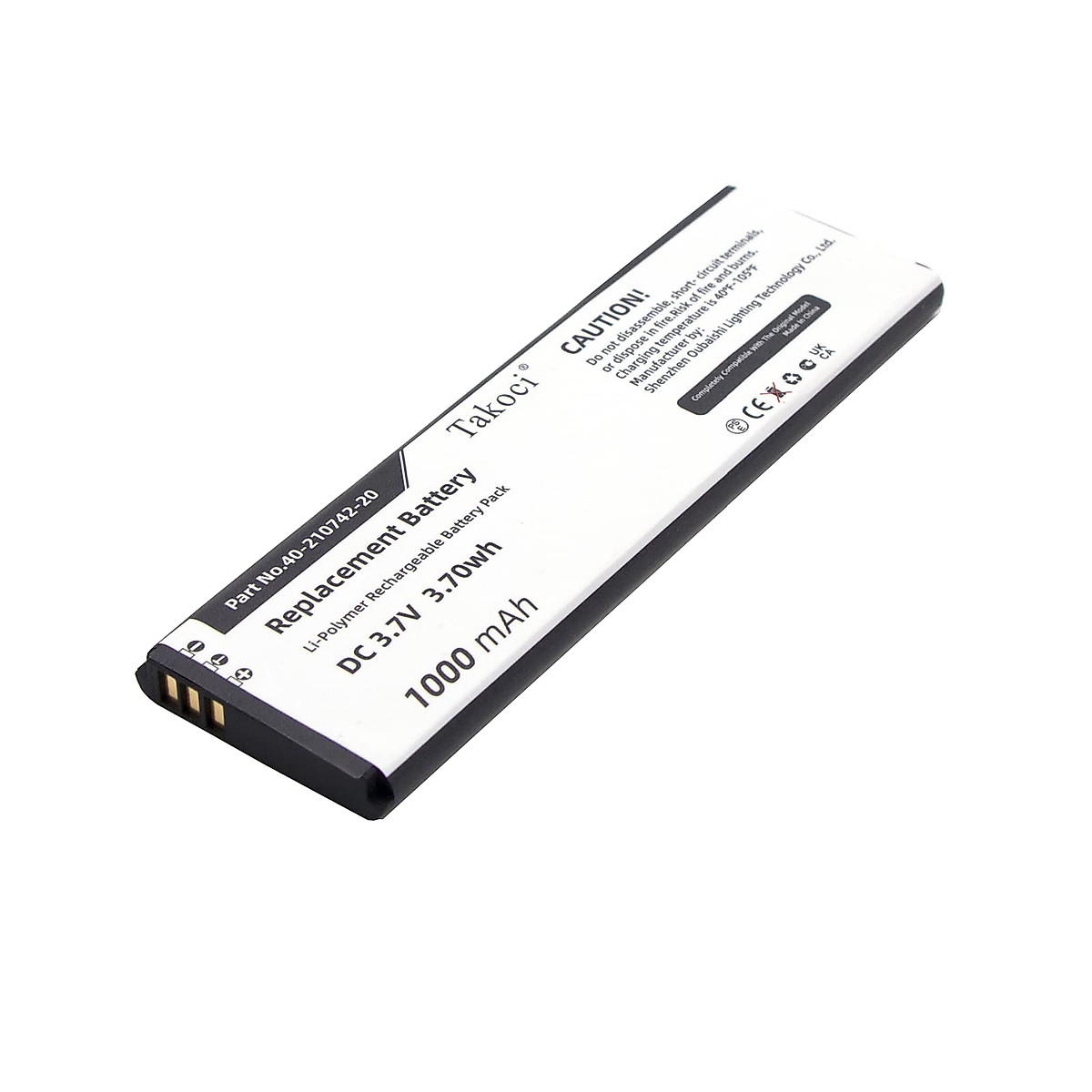 Youejoeq ATB-1800-SY5530, ATB-900-SY5531, 40-210742-20 Replacement Battery for RTI T2i T2X T3X T1 T2+ T2B T2C T2Cs T3 Remote Control Transmitter 1000mAh