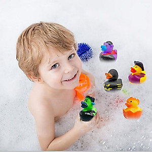 27 Pcs Halloween Party Favors Rubber Ducks,Baby Showers Accessories Jeep Bath Toys for Kids Halloween Decorations Trick or Treat Supplies Goodie Bag Fillers(Halloween)