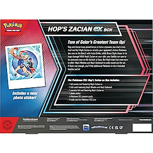 Pokemon TCG: Hop’s Zacian ex Box - 4 Packs