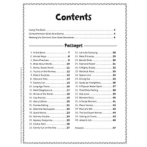 Comprehension Skills: Short Passages for Close Reading: Grade 3