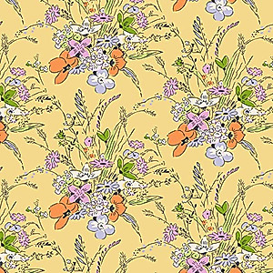 Vera Bradley Women's Recycled Lighten Up Reactive Tote Bag, Sunlit Garden, One Size